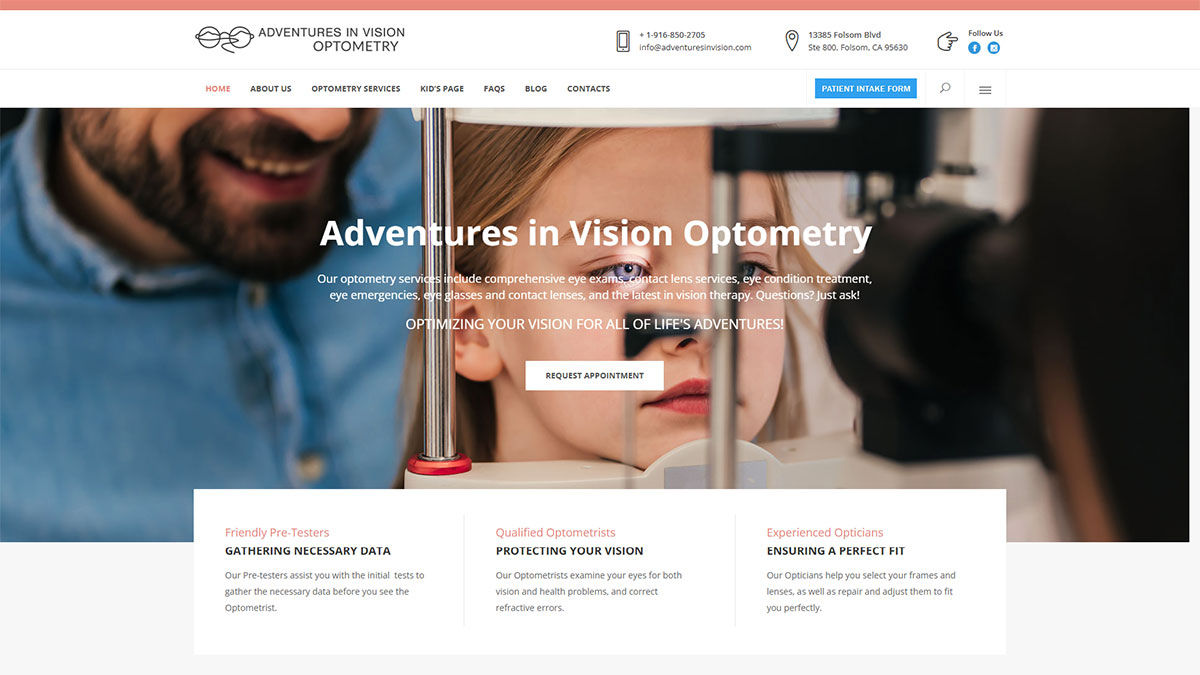 Folsom Optometrist - Eye Care | Dr. Curtis OD